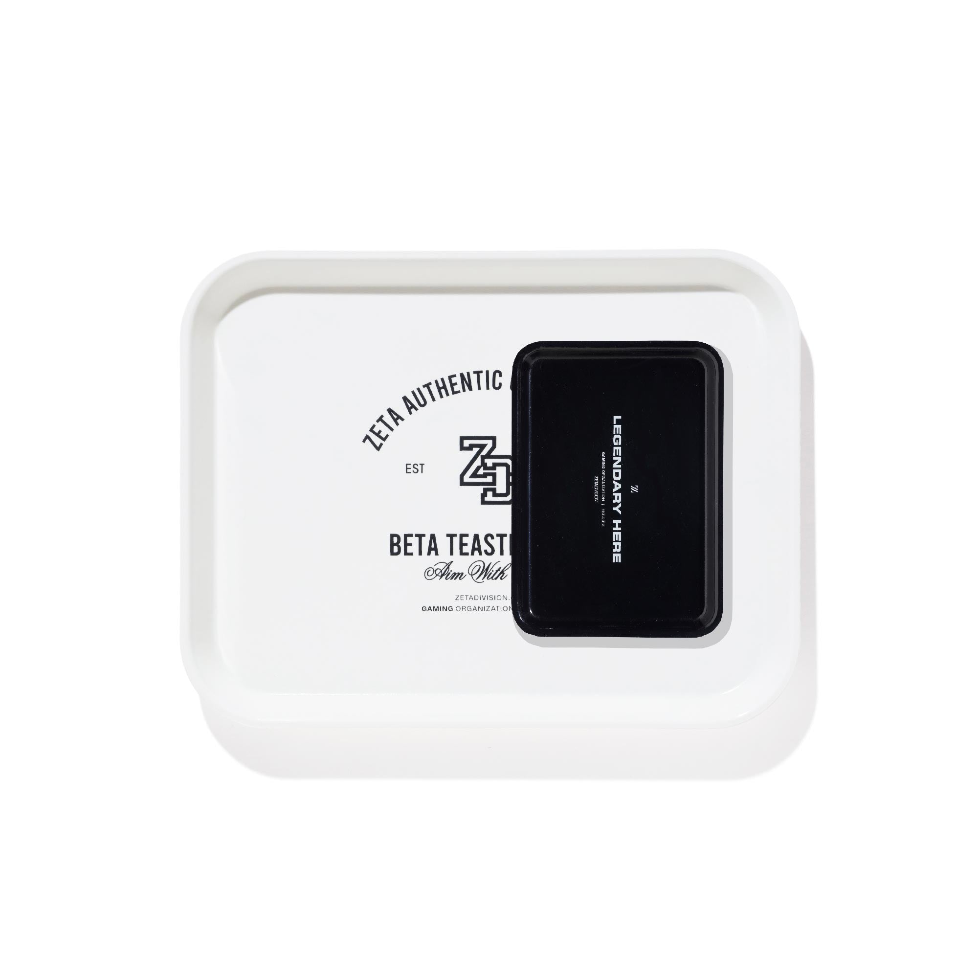 ZETA LOGO DESK TRAY / WHITE L & BLACK S SET | ZETA DIVISION STORE
