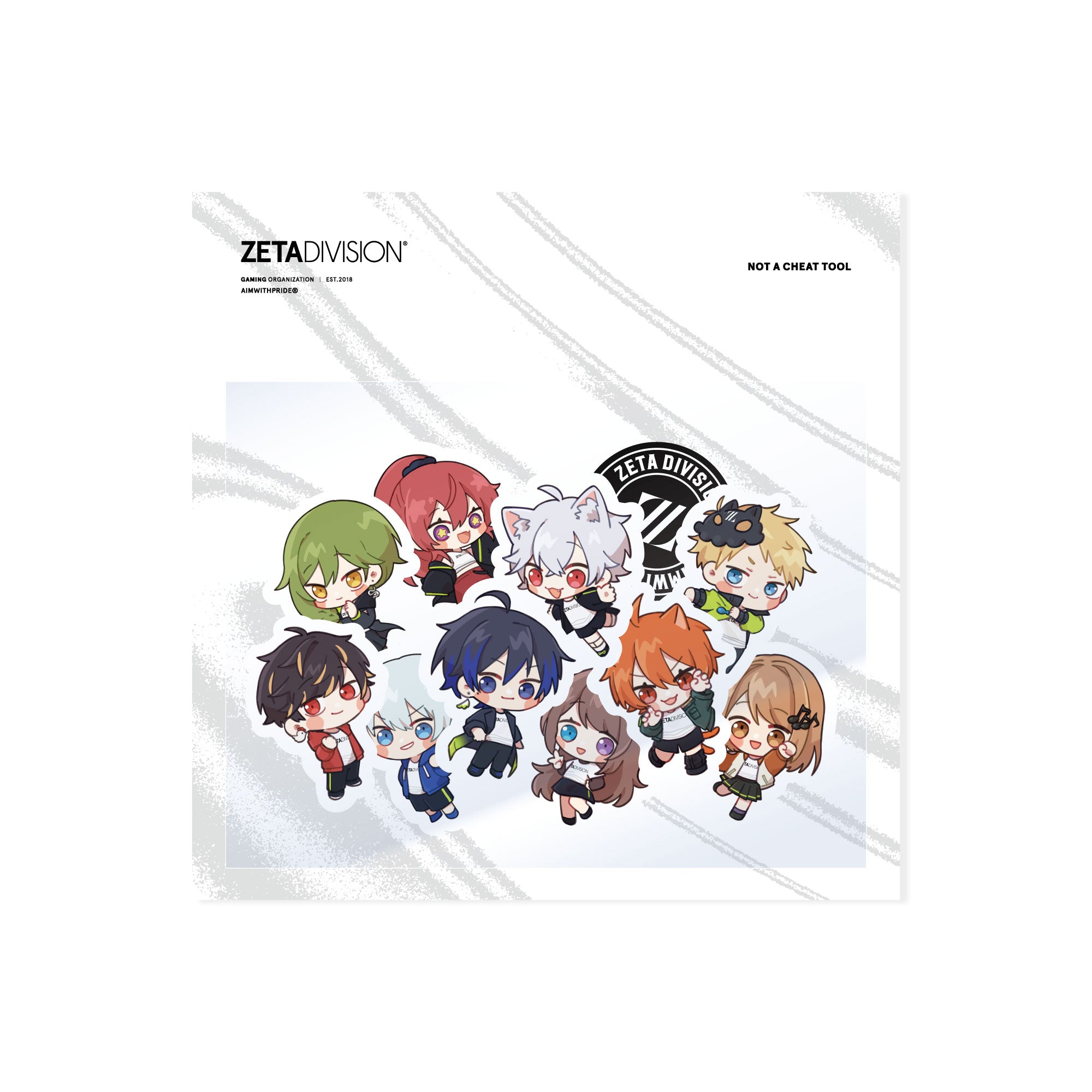 TEAM IDV STICKER SET 2025 SUMMER – ZETA DIVISION STORE