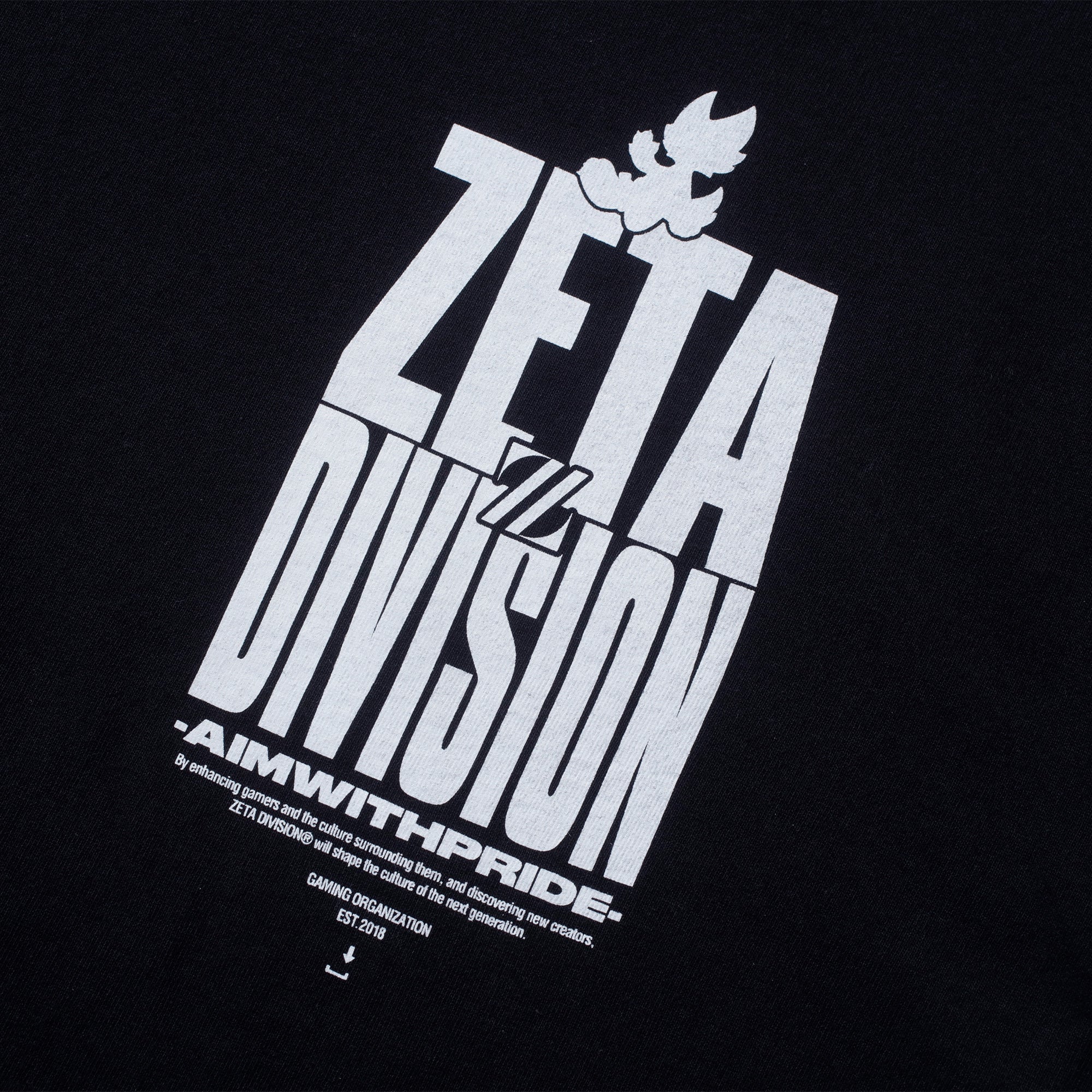 ZETA DIVISION 4TH ANNIVERSARY TEE / BLACK – ZETA DIVISION STORE