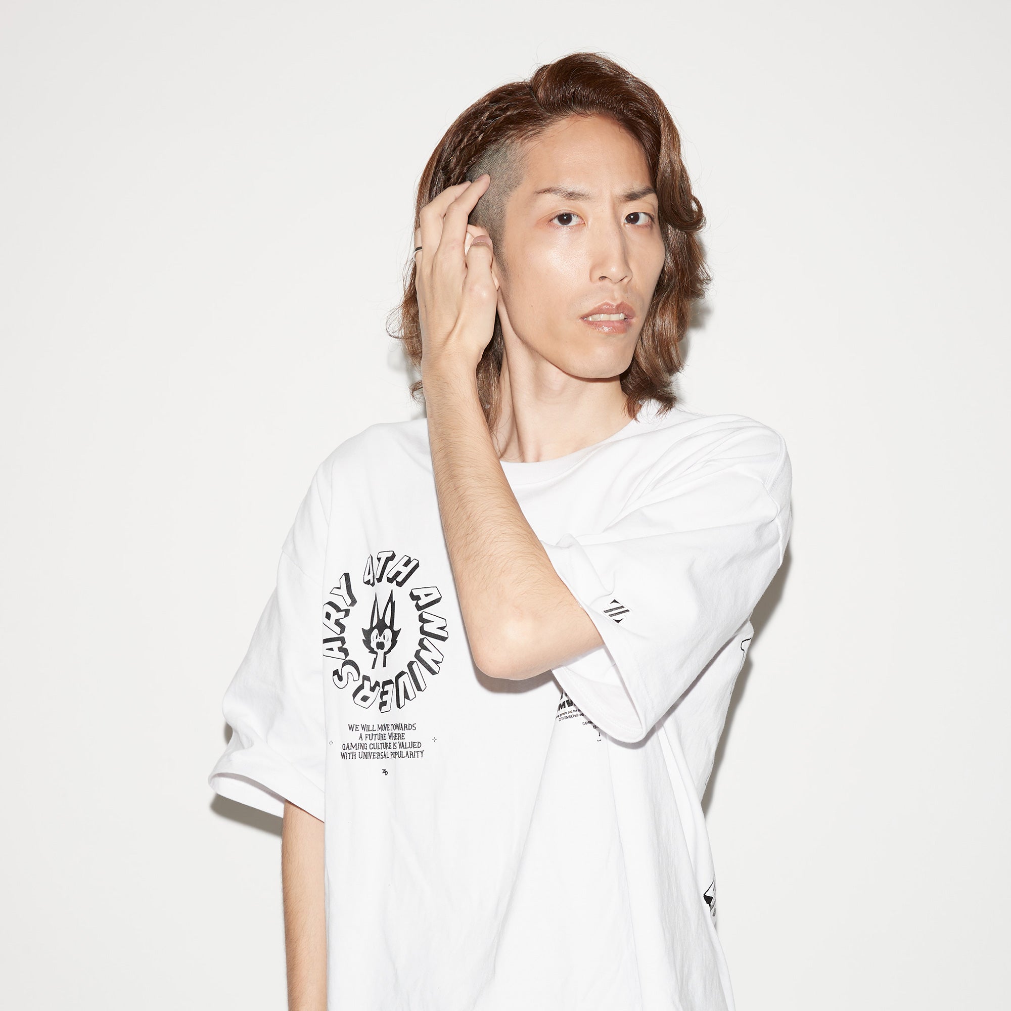 ZETA DIVISION 4TH ANNIVERSARY TEE / WHITE – ZETA DIVISION STORE