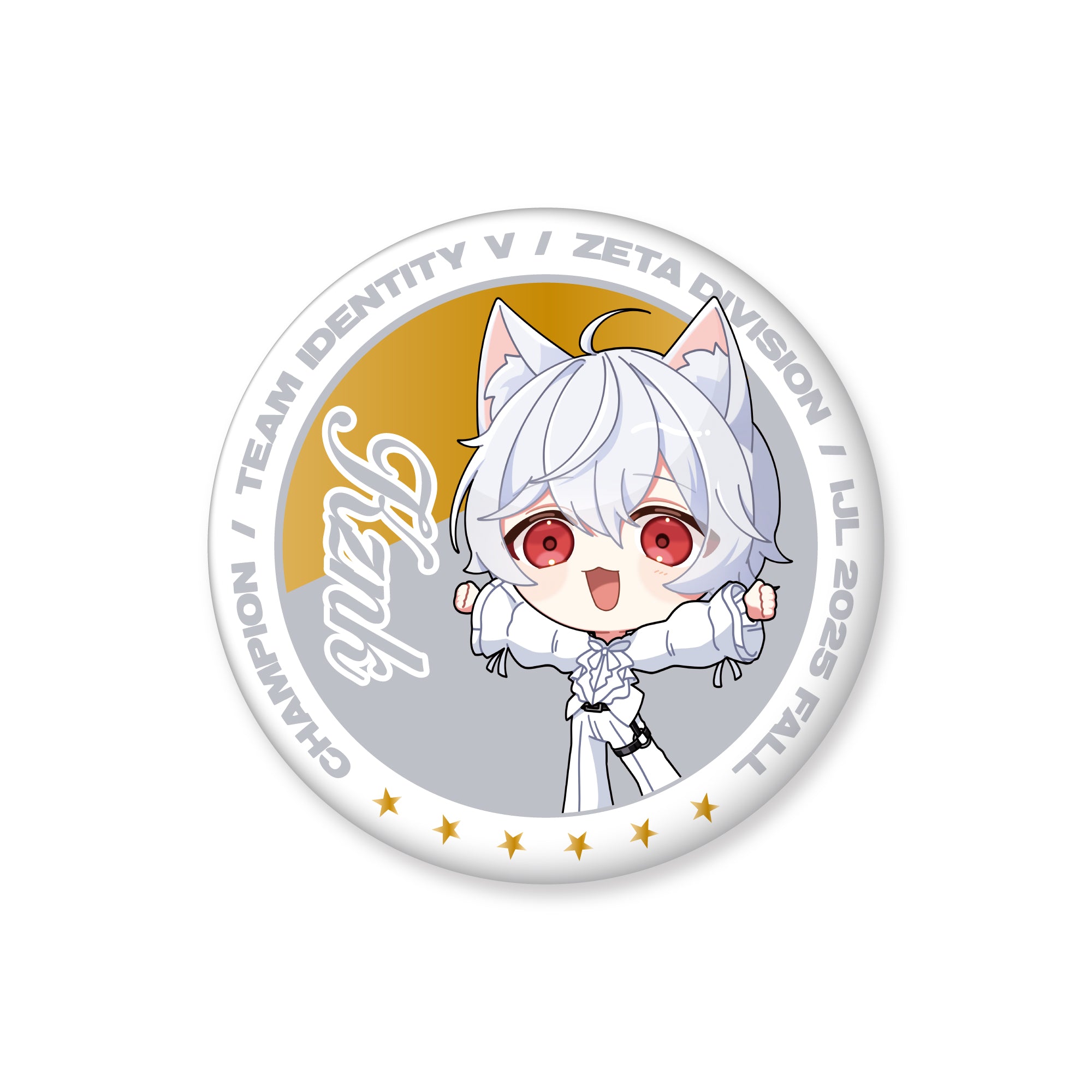 TEAM IDV PINBACK BUTTON 2025 FALL CHAMPIONS / Kznk – ZETA DIVISION STORE