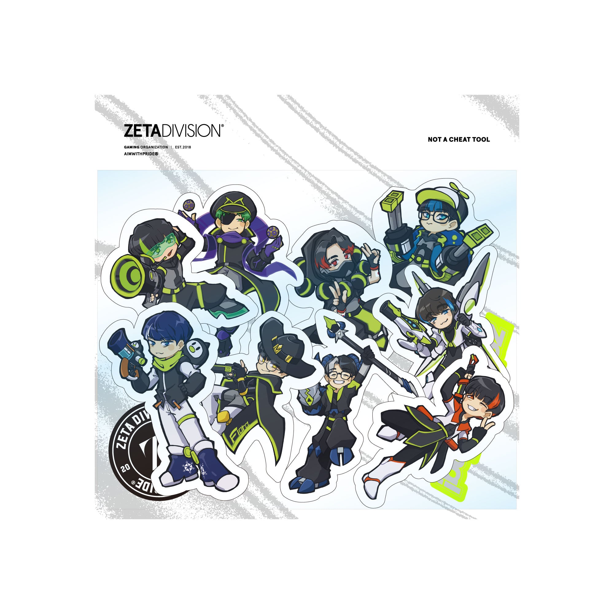 TEAM OVERWATCH STICKER SET 2025 SPRING – ZETA DIVISION STORE