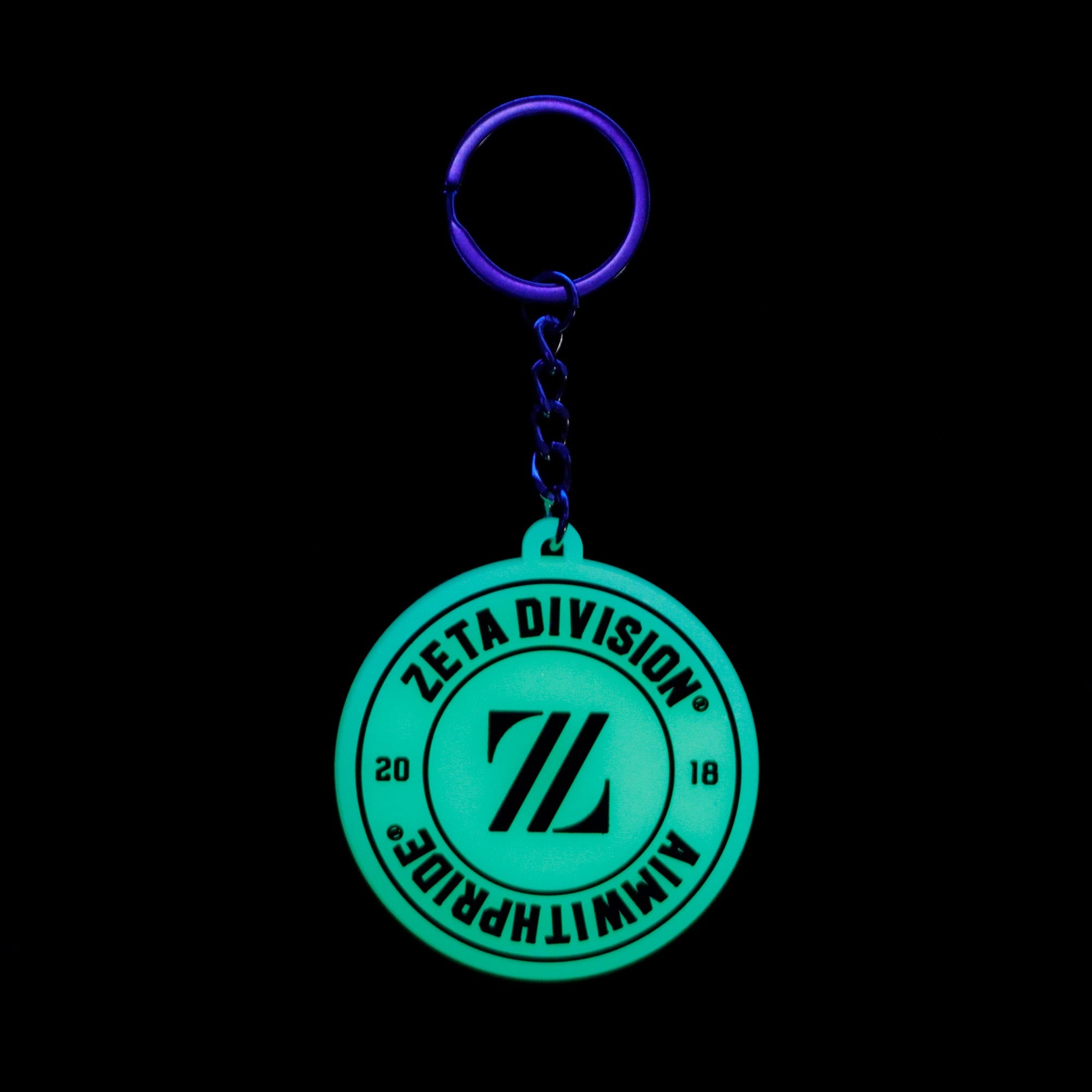 LUMINOUS VARSITY RUBBER KEY CHAIN | ZETA DIVISION STORE