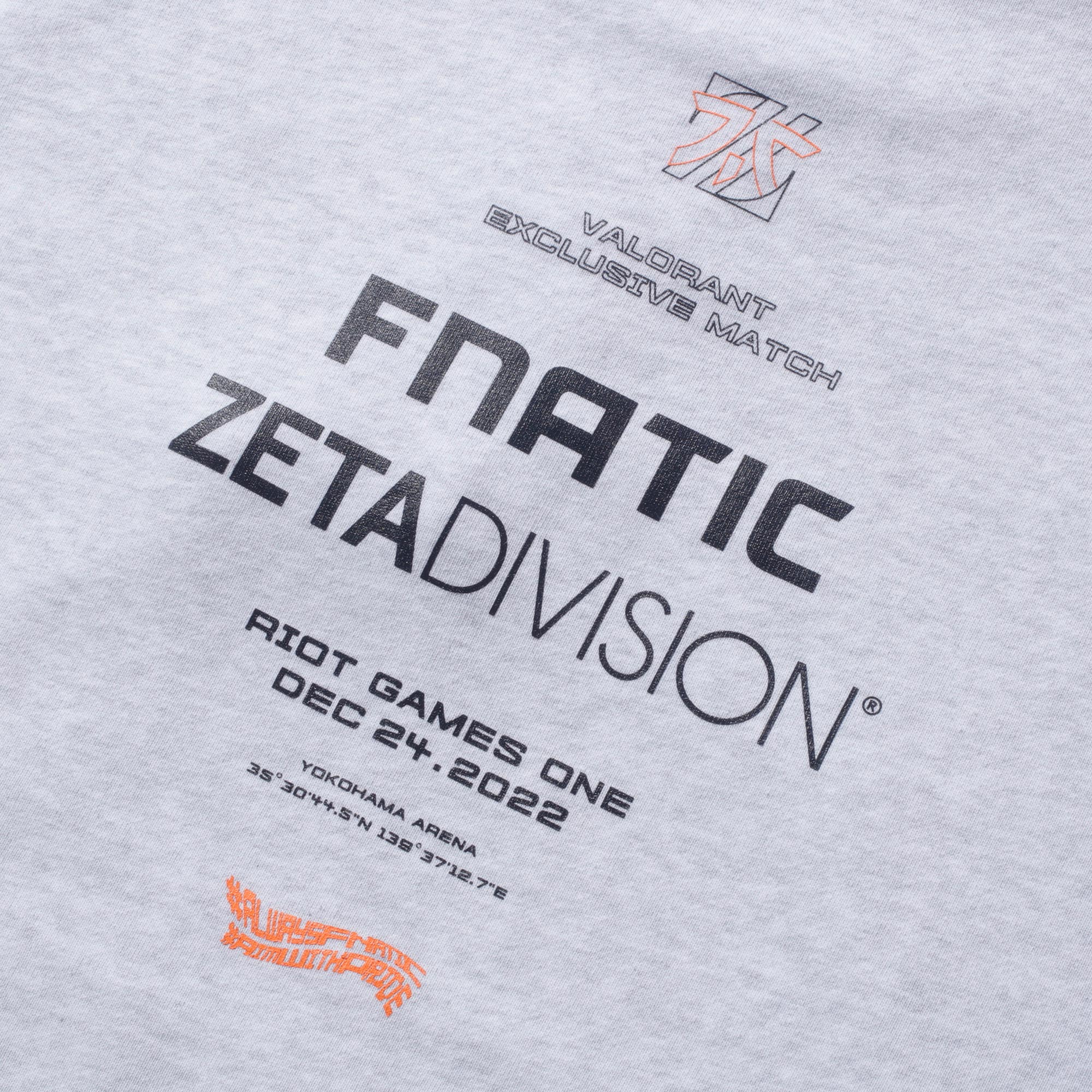 FNC x ZETA RGO22 HOODIE / GRY | ZETA DIVISION STORE